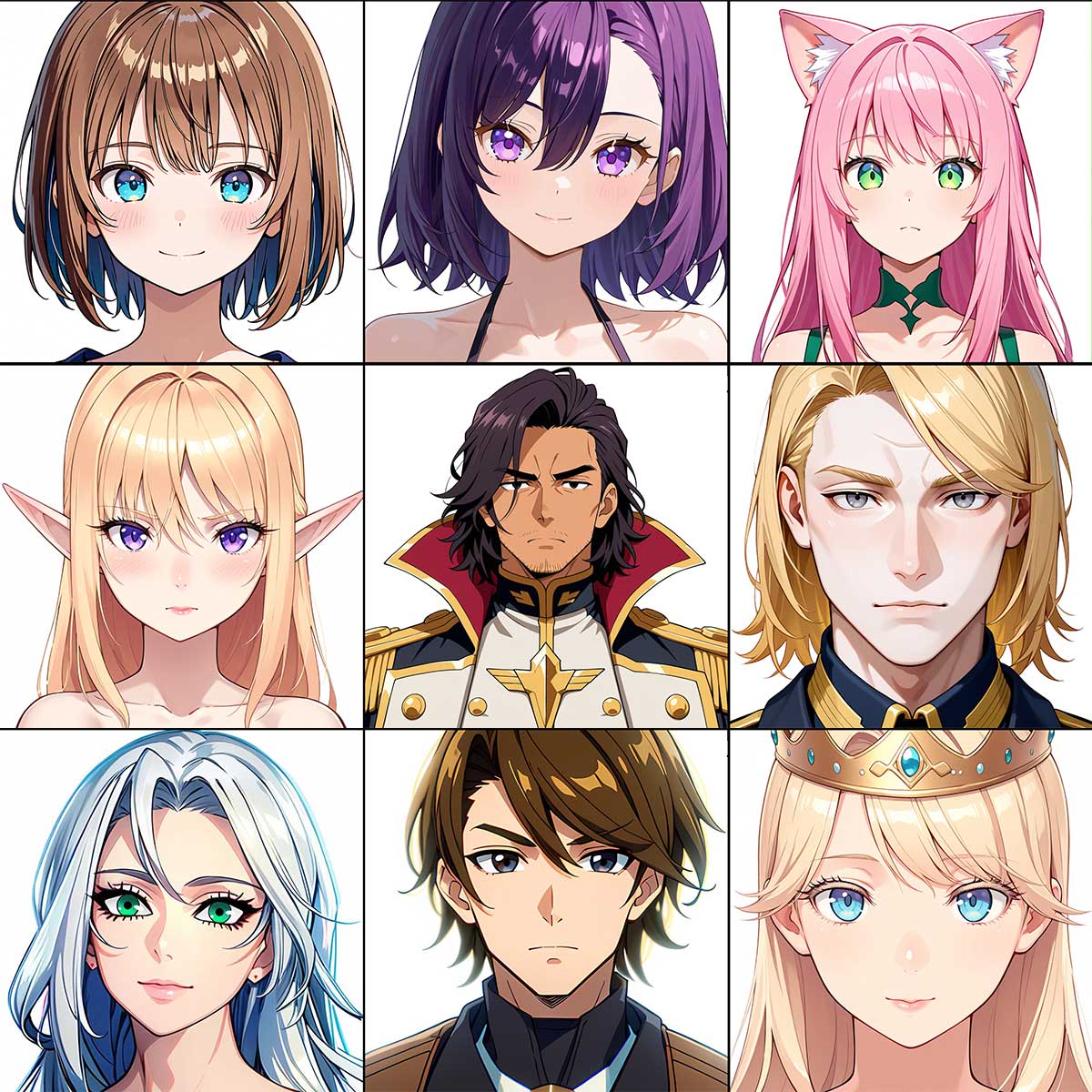 Characters of ISEKAI The Otherworlder’s Heir