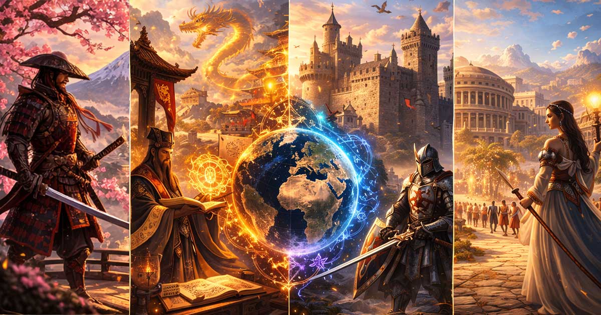 Non-Western Temporal Models in Isekai and Fantasy Worlds